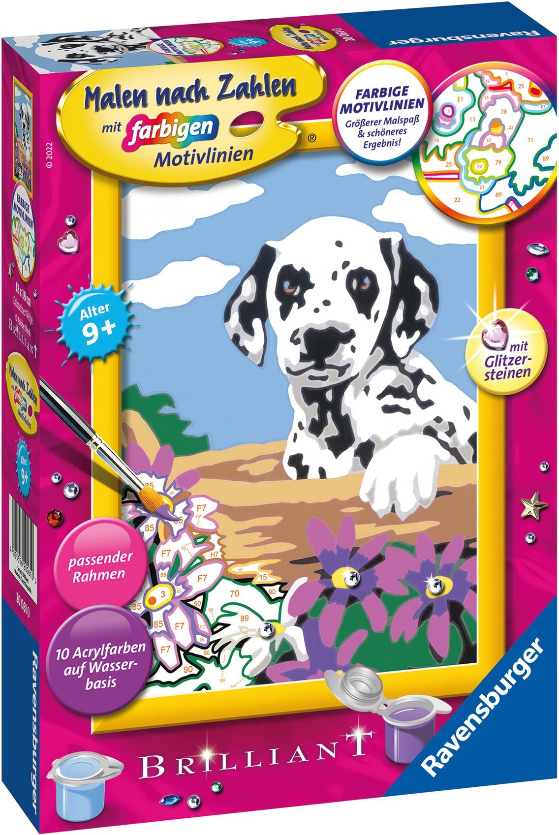 Ravensburger Malen nach Zahlen Dalmatiner Welpe, Made in Europe, FSC® - schützt Wald - weltweit ...