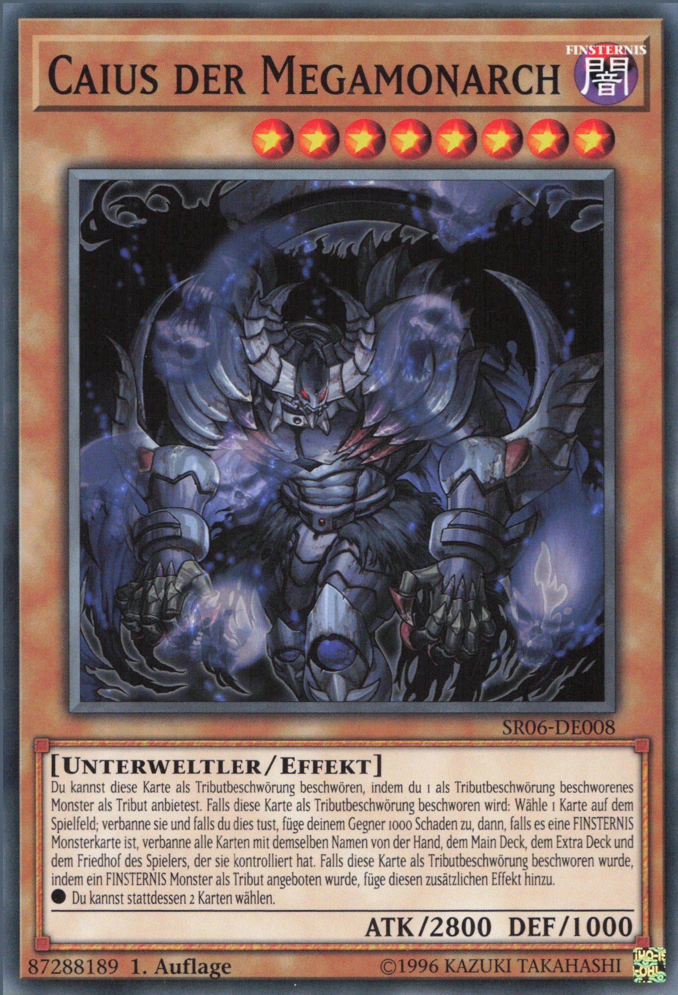Recollectibles Sammelkarte Yugioh Karte Caius Der Megamonarch Deutsch