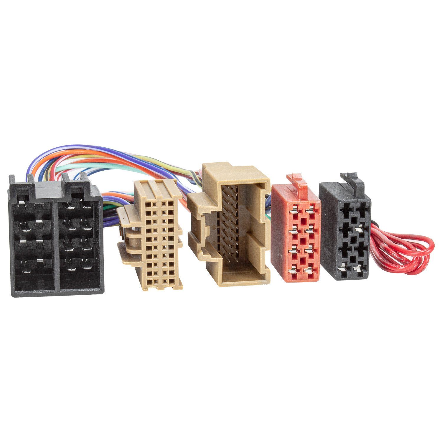 tomzz Audio T-Kabel ISO passt für Opel Karl Adam Corsa E Astra K für Einspeisung v KFZ-Adapter