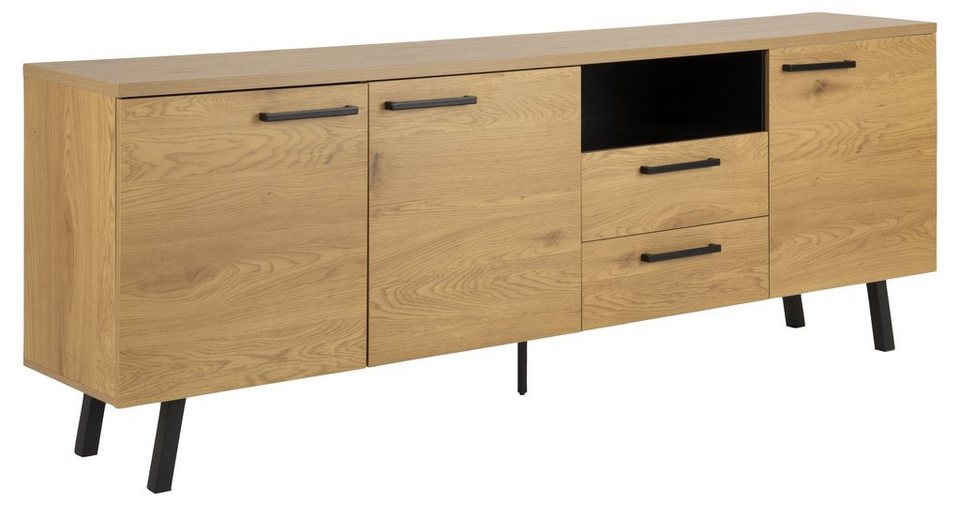 Ebuy24 Sideboard Mallow Sideboard 3 Türen 2 Schubladen Und 1 Fach