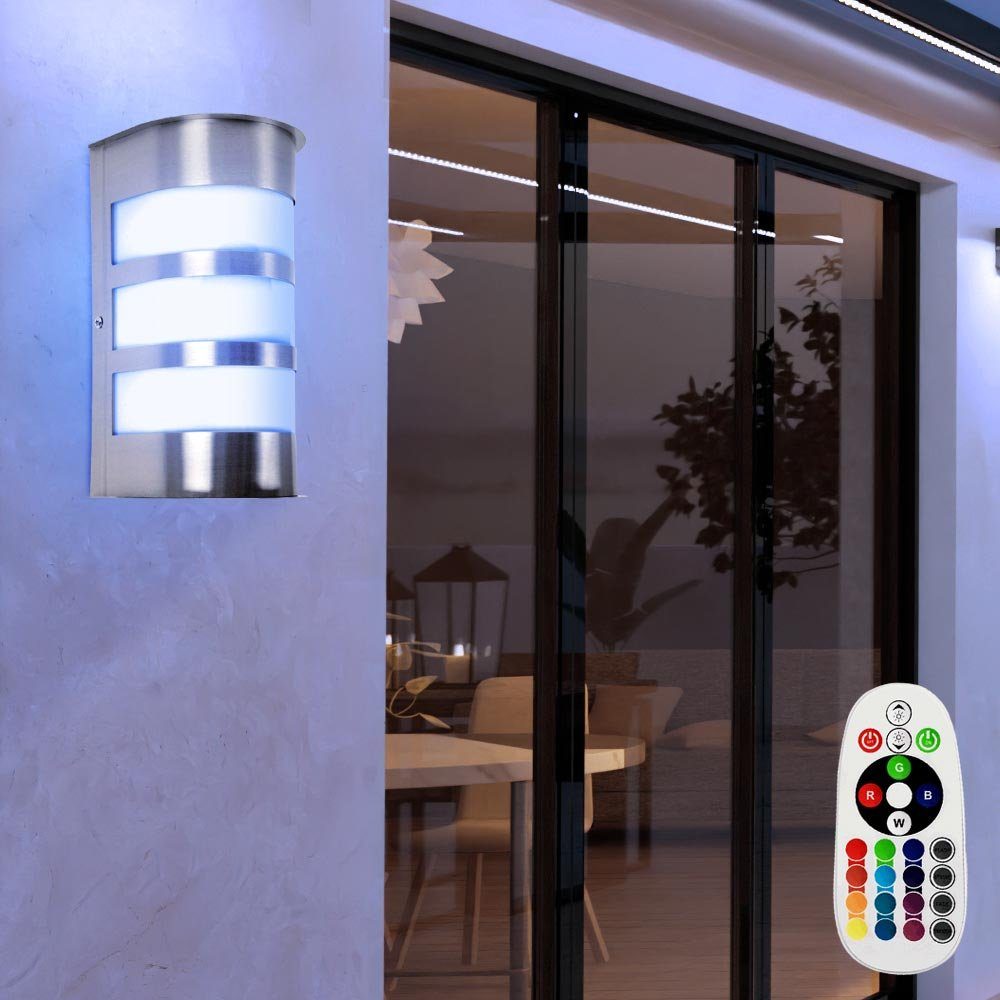 Etc Shop Außen Wandleuchte Rgb Led Design Wand Leuchte 7 Watt
