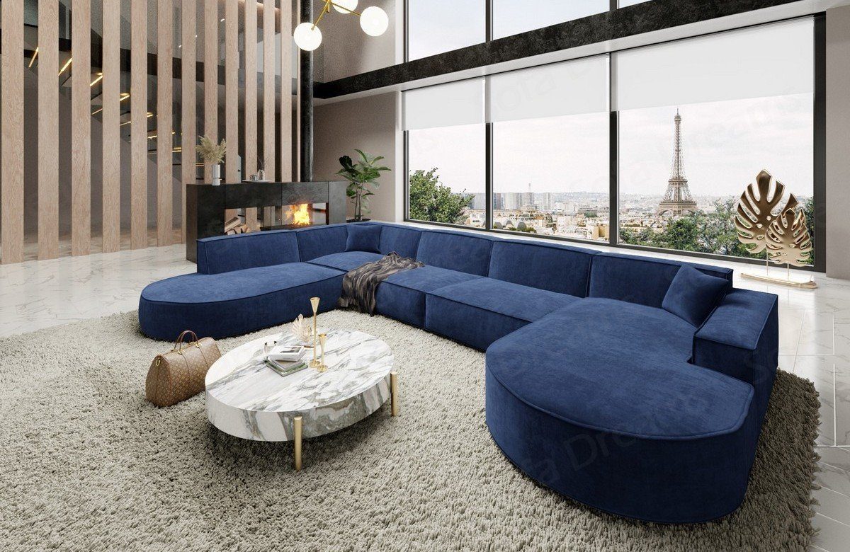Sofa Dreams Wohnlandschaft Designer Stoff Sofa Modern Couch Alegranza U