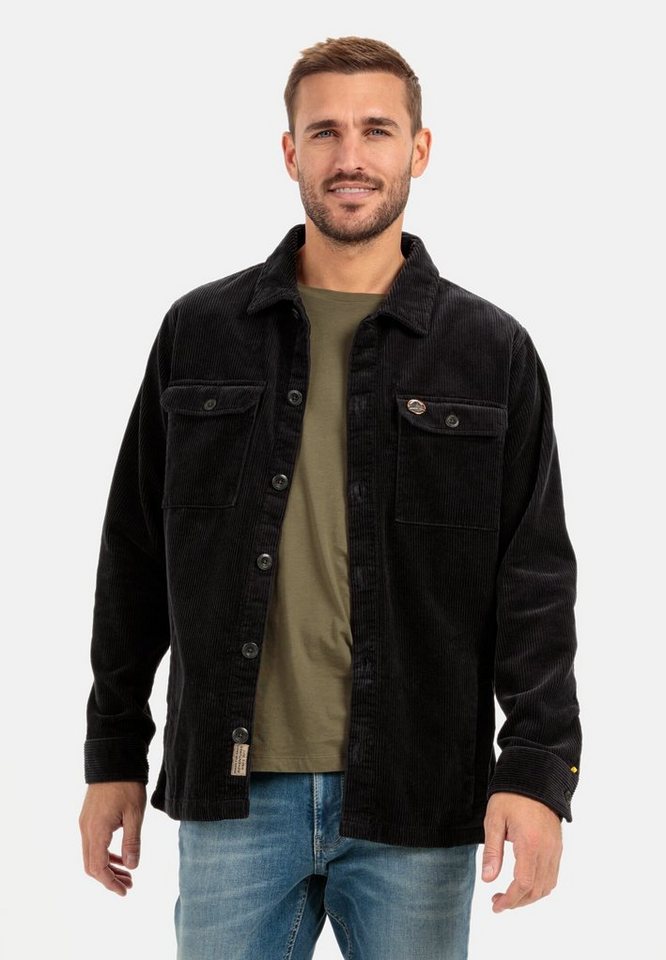 Camel Active Hemdjacke Aus Reiner Baumwolle 2 Brusttaschen Mit Patte