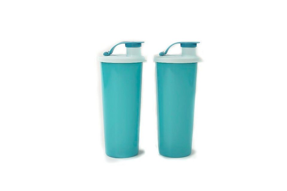 Tupperware Trinkflasche Eco 470 Ml Türkis Trinkflasche Öko 2 SpÜltuch