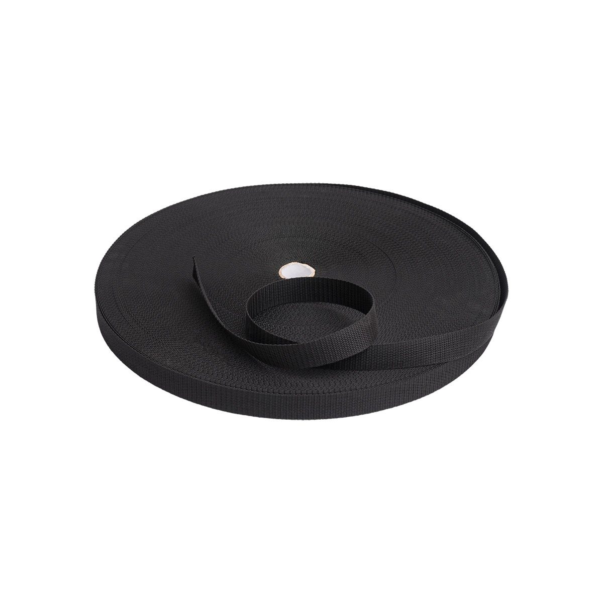 LYSEL® Zurrgurt Gurtband Polypropylen (PP) 25 mm breit, 1,2mm stark, 240 Kg, schwarz (5-St) 5000 ...