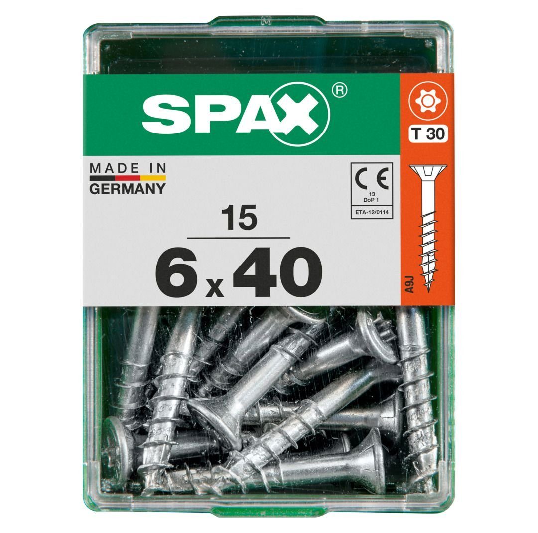 SPAX Holzbauschraube Spax Universalschrauben 6.0 x 40 mm TX 30 - 15