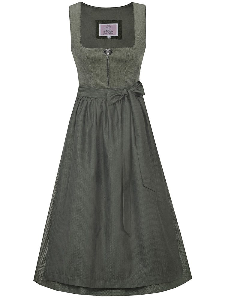 MarJo Dirndl Dirndl Riegsee 70cm Länge olive, Trachtenkleid