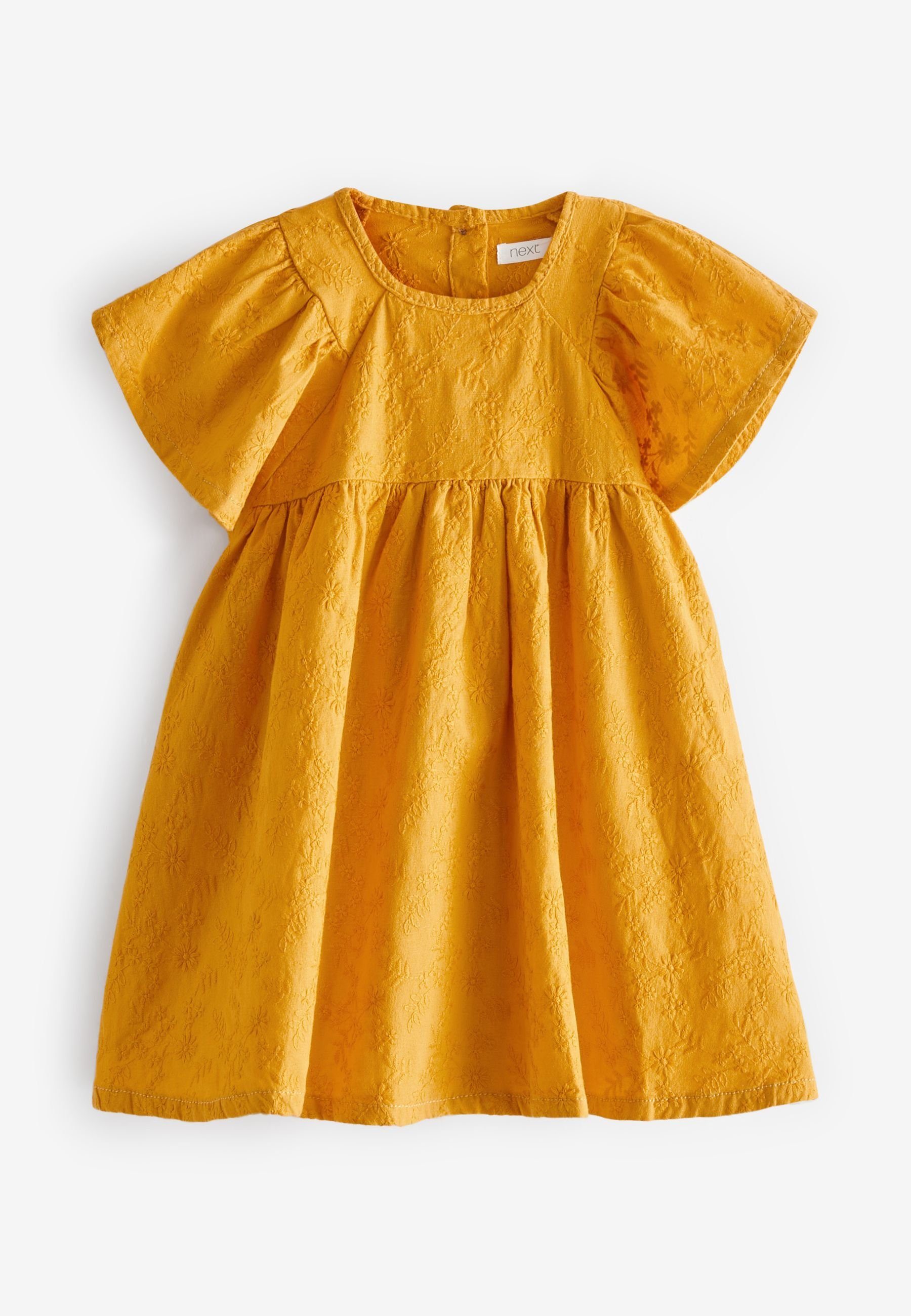 Next Sommerkleid Kleid Mit Ärmeln Mit Lochstickerei 1 Tlg