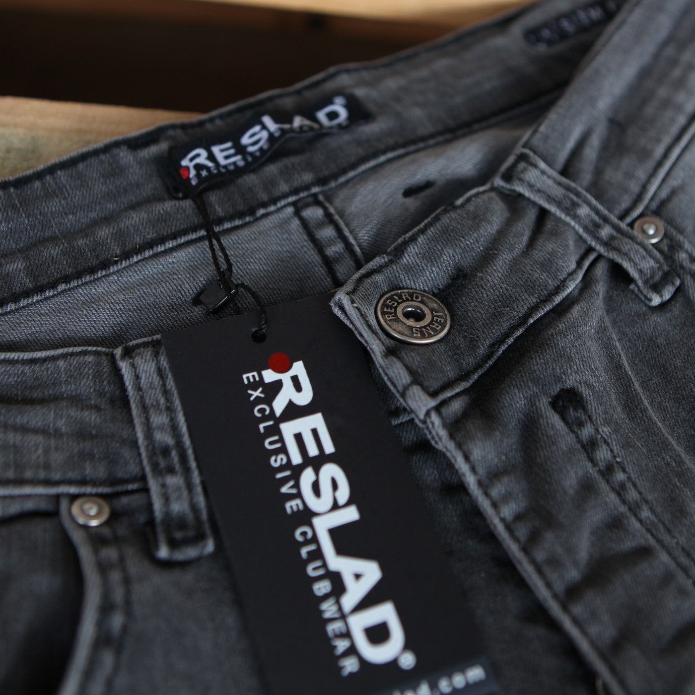 Reslad Stretch-Jeans Reslad Jeans-Herren Slim Fit Basic Style Stretch ...