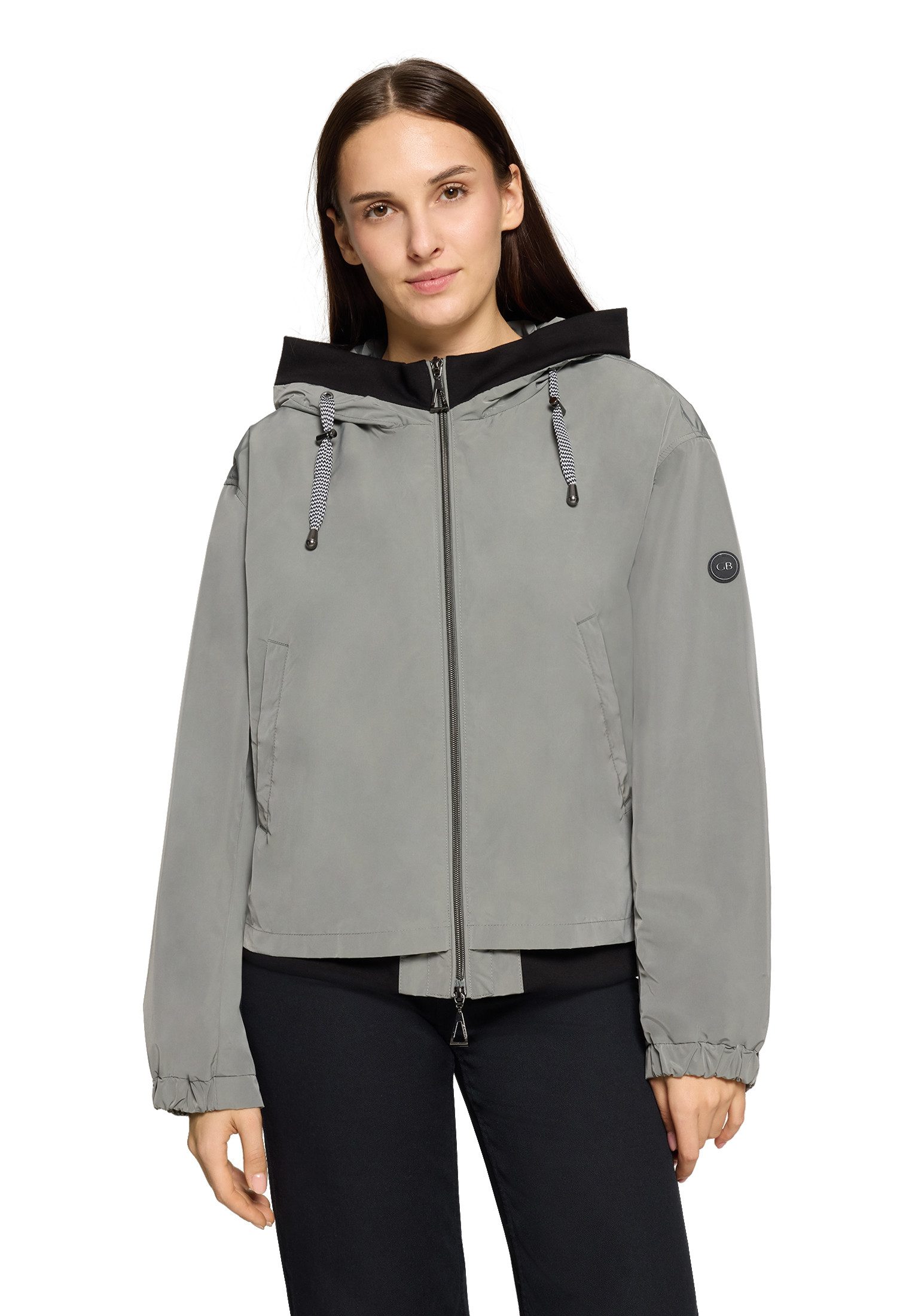 Gil Bret Outdoorjacke mit Kapuze, Mit stylischem Stehkragen und ...