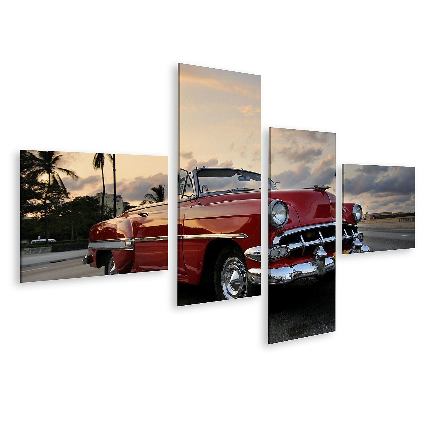 Islandburner Leinwandbild Bild Auf Leinwand Ansicht Der Roten
