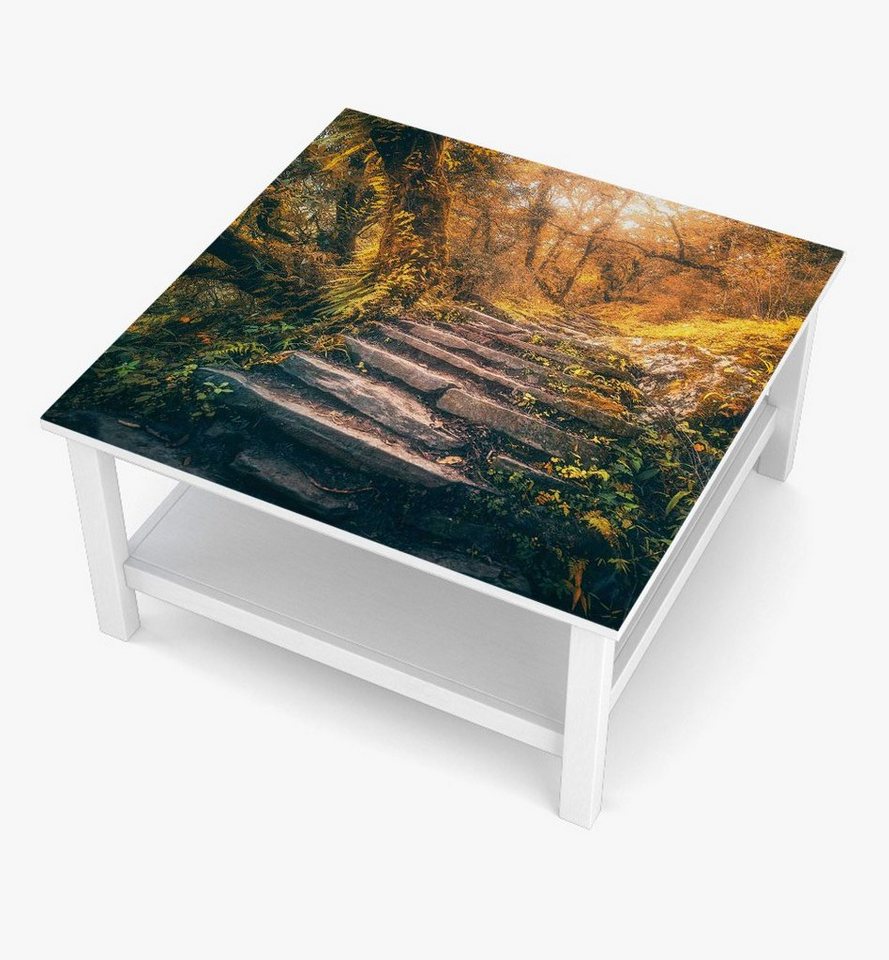 Mymaxxi Möbelfolie Tischfolie Waldweg Im Herbst Bubblefree
