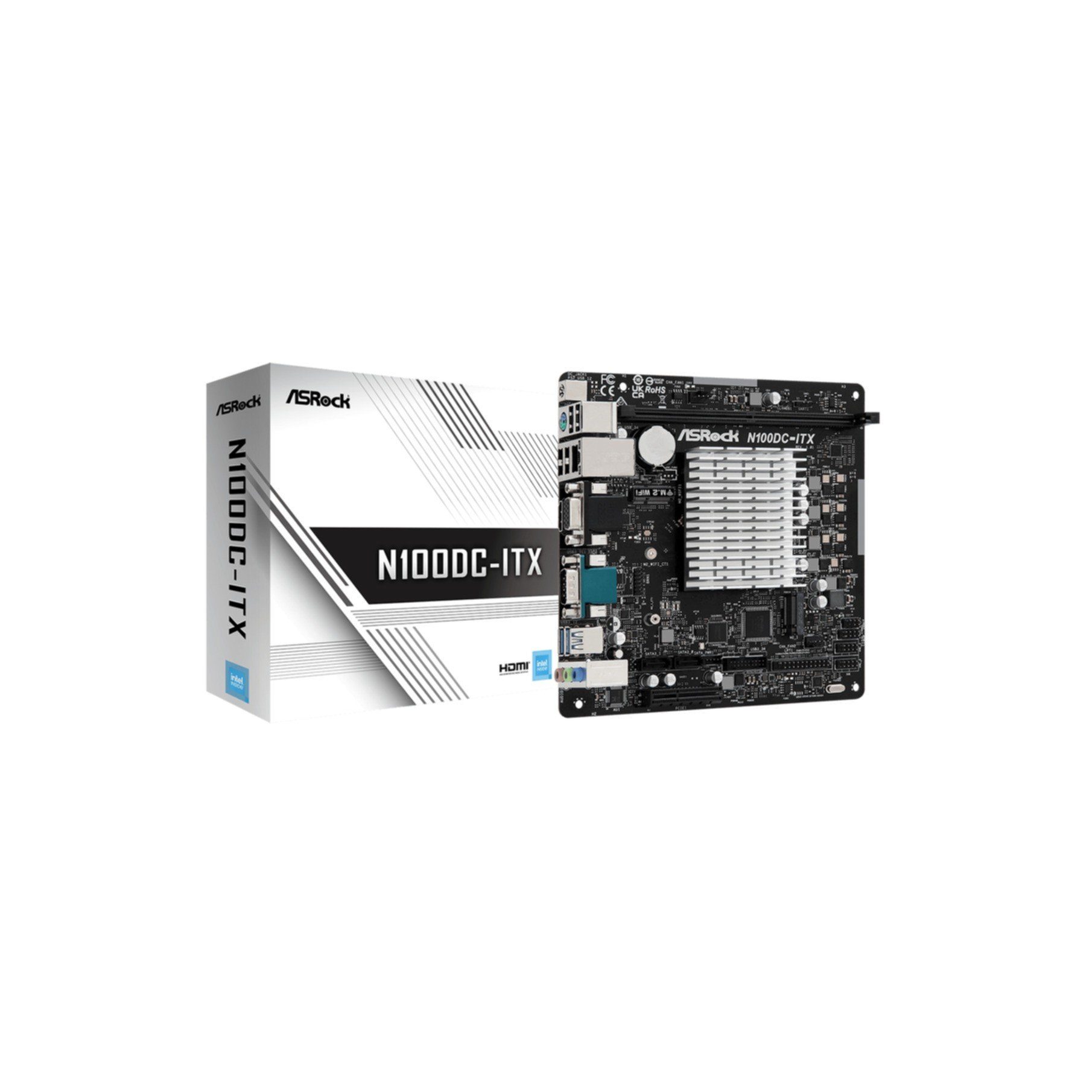 Asrock N100DC-ITX Mainboard, RAM-Speicher max.: 32 GB