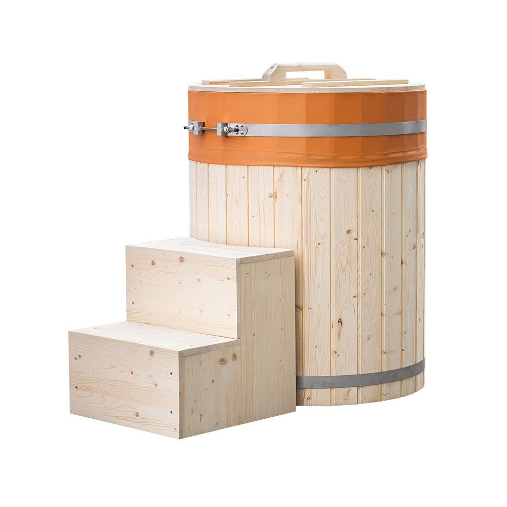 HOME DELUXE Pool Cold Tub / Badefass (70cm) ARUM (Komplett-Set, inkl ...