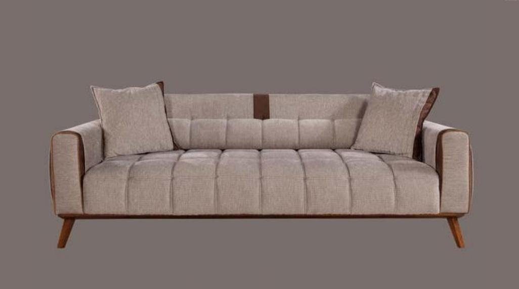 Jvmoebel Sofa Moderne Sofa 3 Sitz Textil Sofas Couch Polster Garnitur