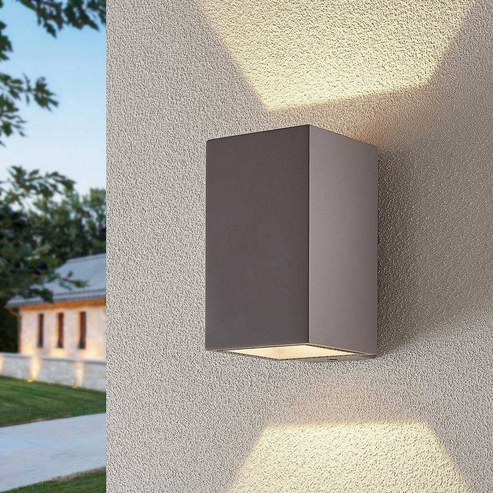 Lindby Led Außen Wandleuchte Kaniel Led Leuchtmittel Fest Verbaut