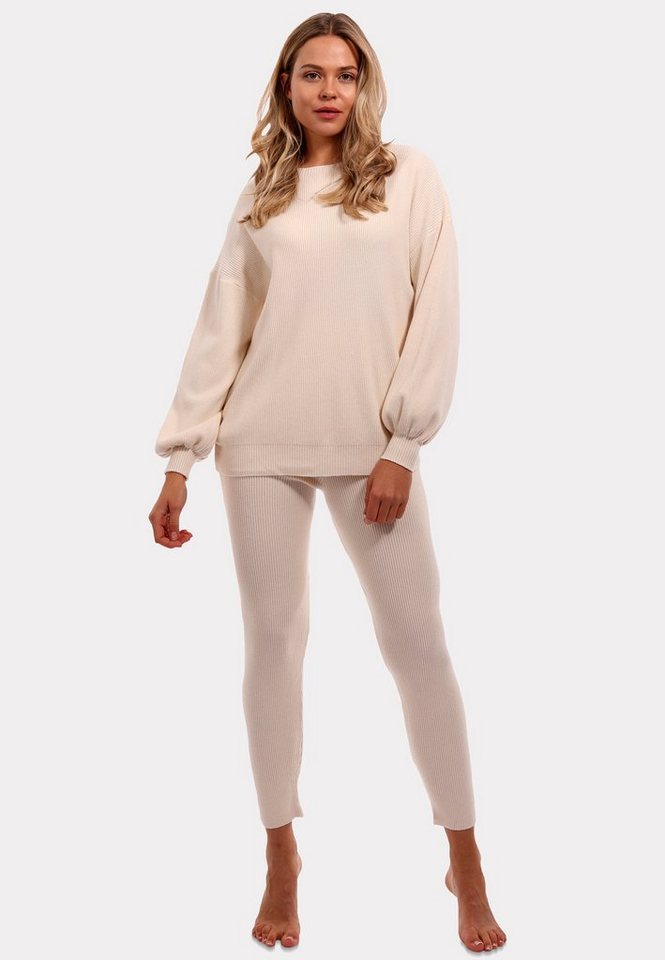 Yc Fashion And Style Hausanzug Sportlich Elegantes Zweiteiler Set Langarm