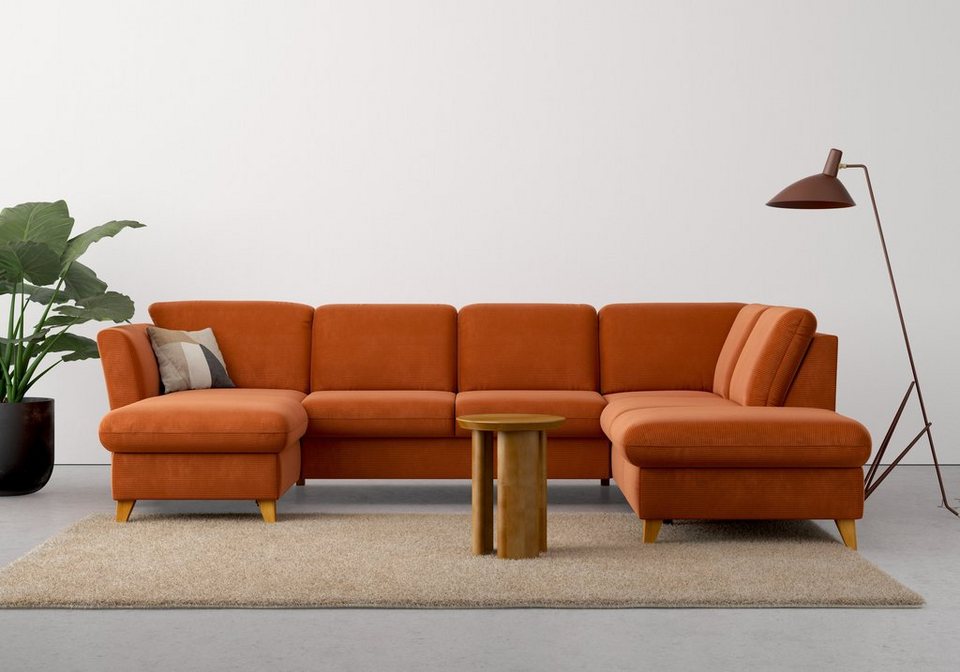 Home Affaire Wohnlandschaft Trelleborg U Form Wahlweise Mit