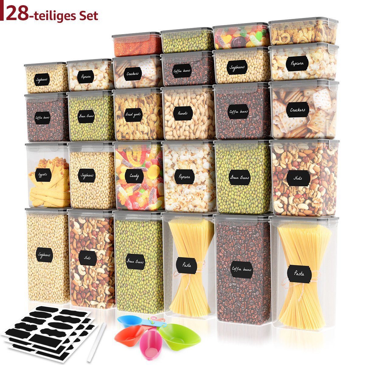 Simloveve Vorratsdose Vorratsdosen Set Mit Deckel Luftdicht Bpa Frei