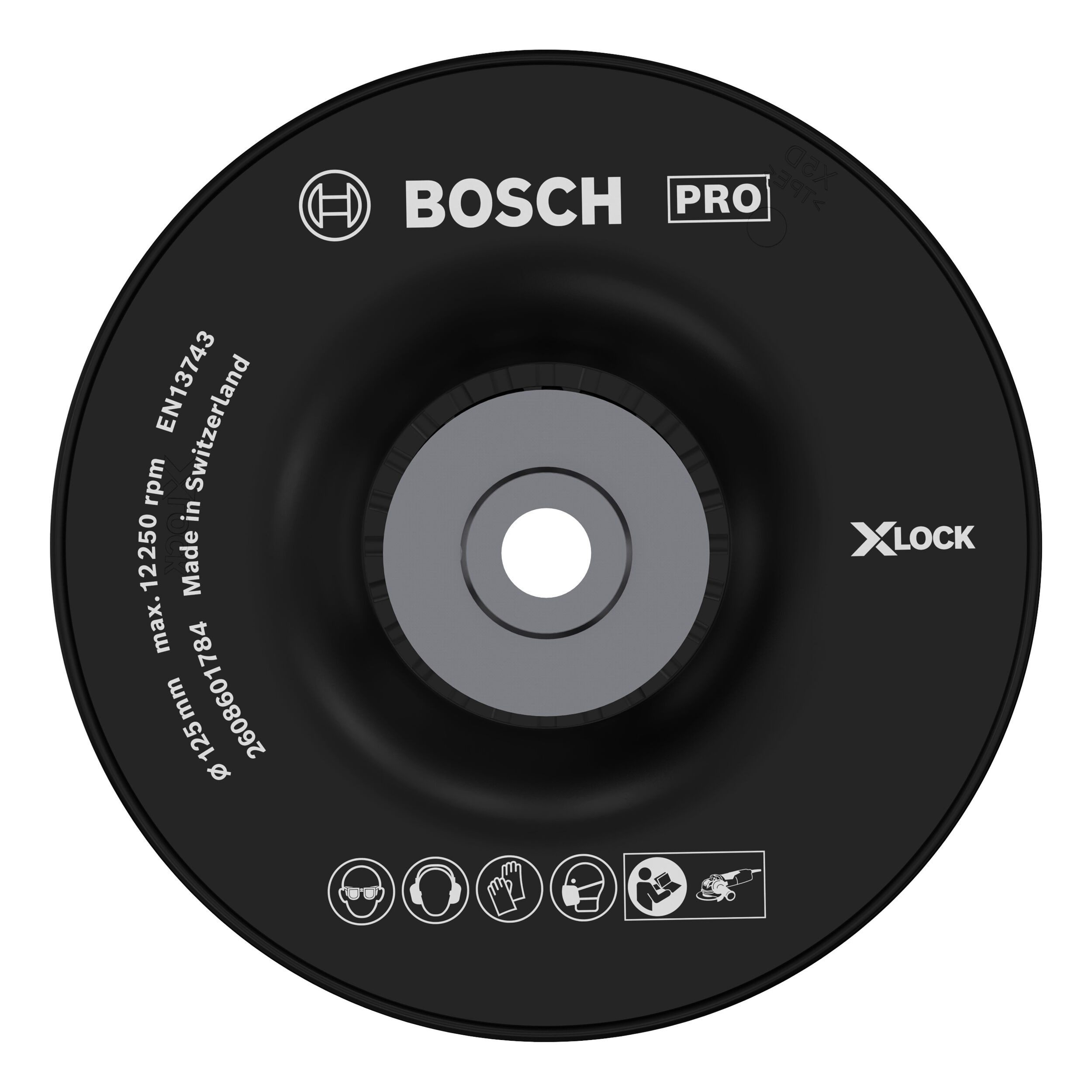 BOSCH Stützteller Pro Backing Pad, ø 125 mm, Hart, M14, hart