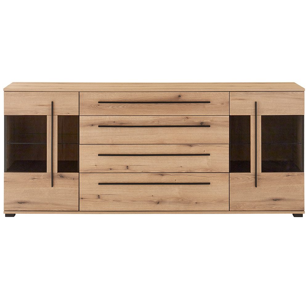 Lomadox Sideboard COLORADO-61, Sideboard 200 cm breit in Eiche Nb.