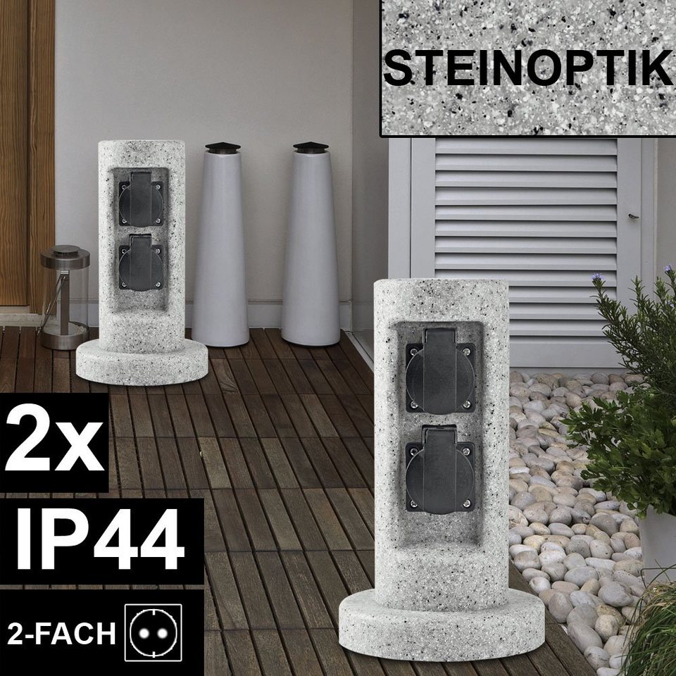 Etc Shop Gartenleuchte Leuchtmittel Nicht Inklusive 2er Set Außen