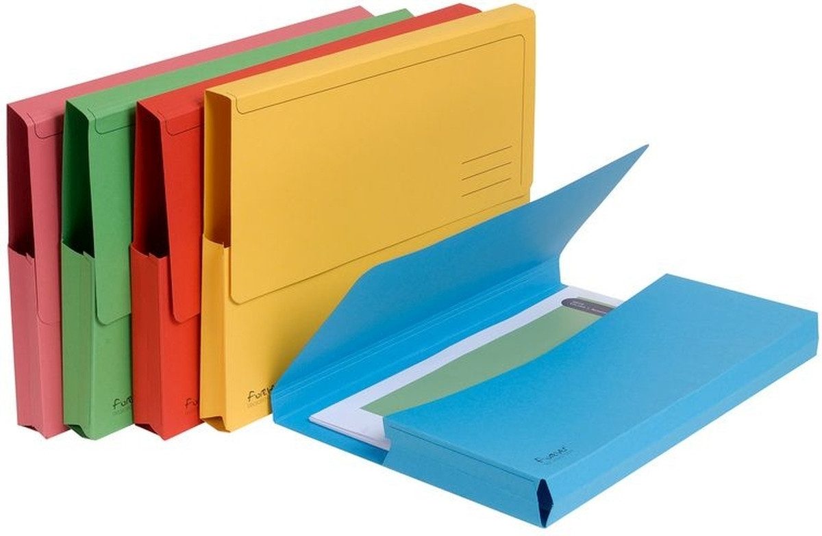 EXACOMPTA Fächermappe, aus recycling-Karton mit 32mm-Falte