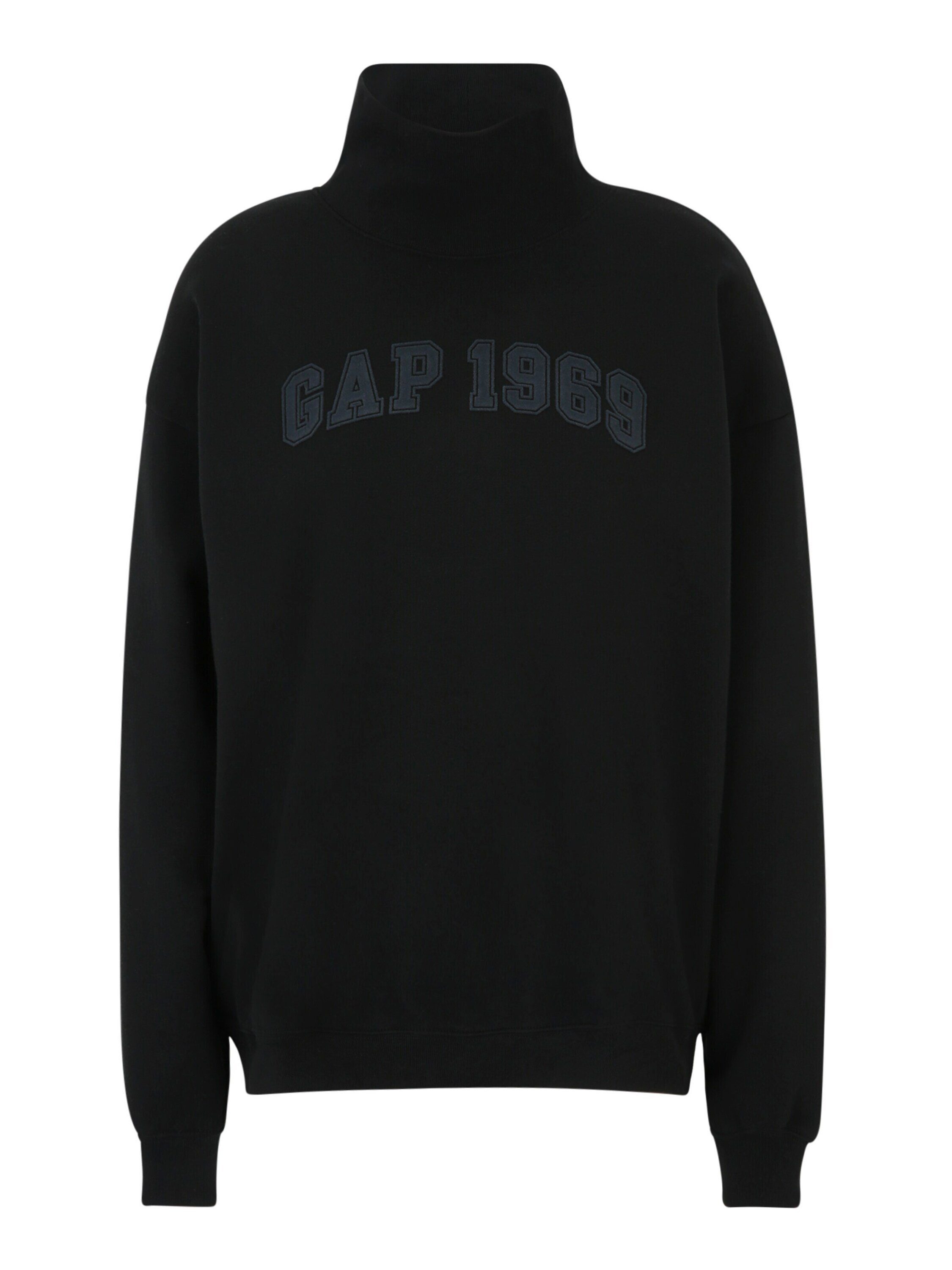 Gap Tall Sweatshirt 1 Tlg Drapiertgerafft Bündchen Rippstrick Kragen