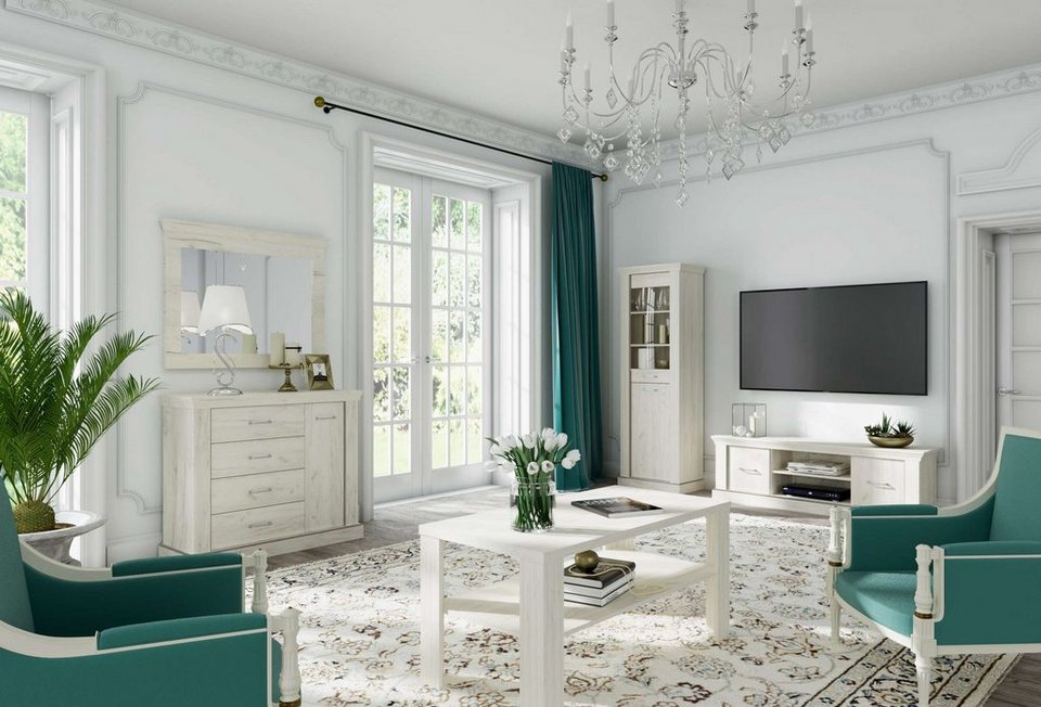 Stylefy Wohnwand Apolinaria Set 5 St Wohnmöbel 5 Teilig