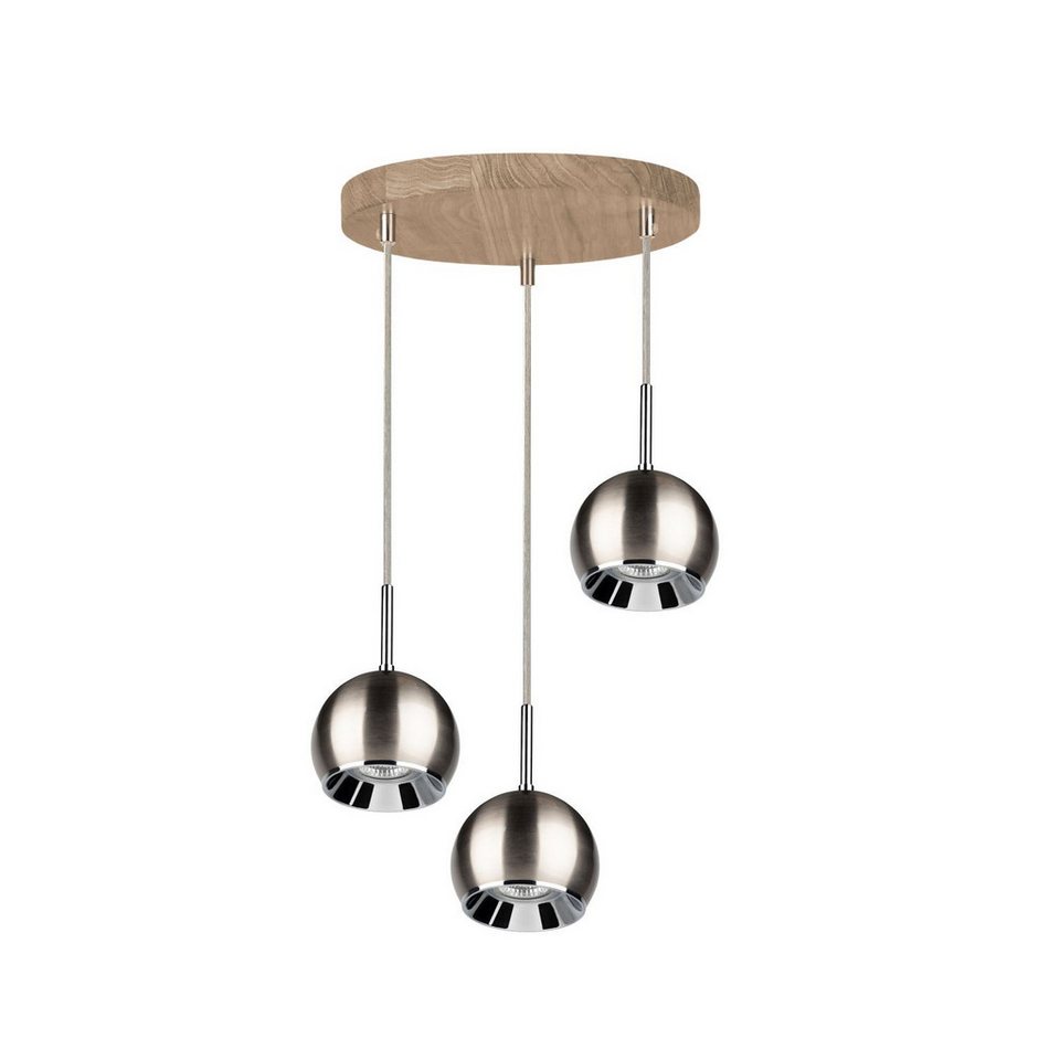 Licht Erlebnisse Pendelleuchte Lumans Led Wechselbar Warmweiß Metall