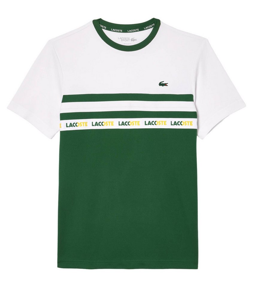 Lacoste Sport Tennisshirt Angenehmer Piqué Aus 100 Recycling Polyester