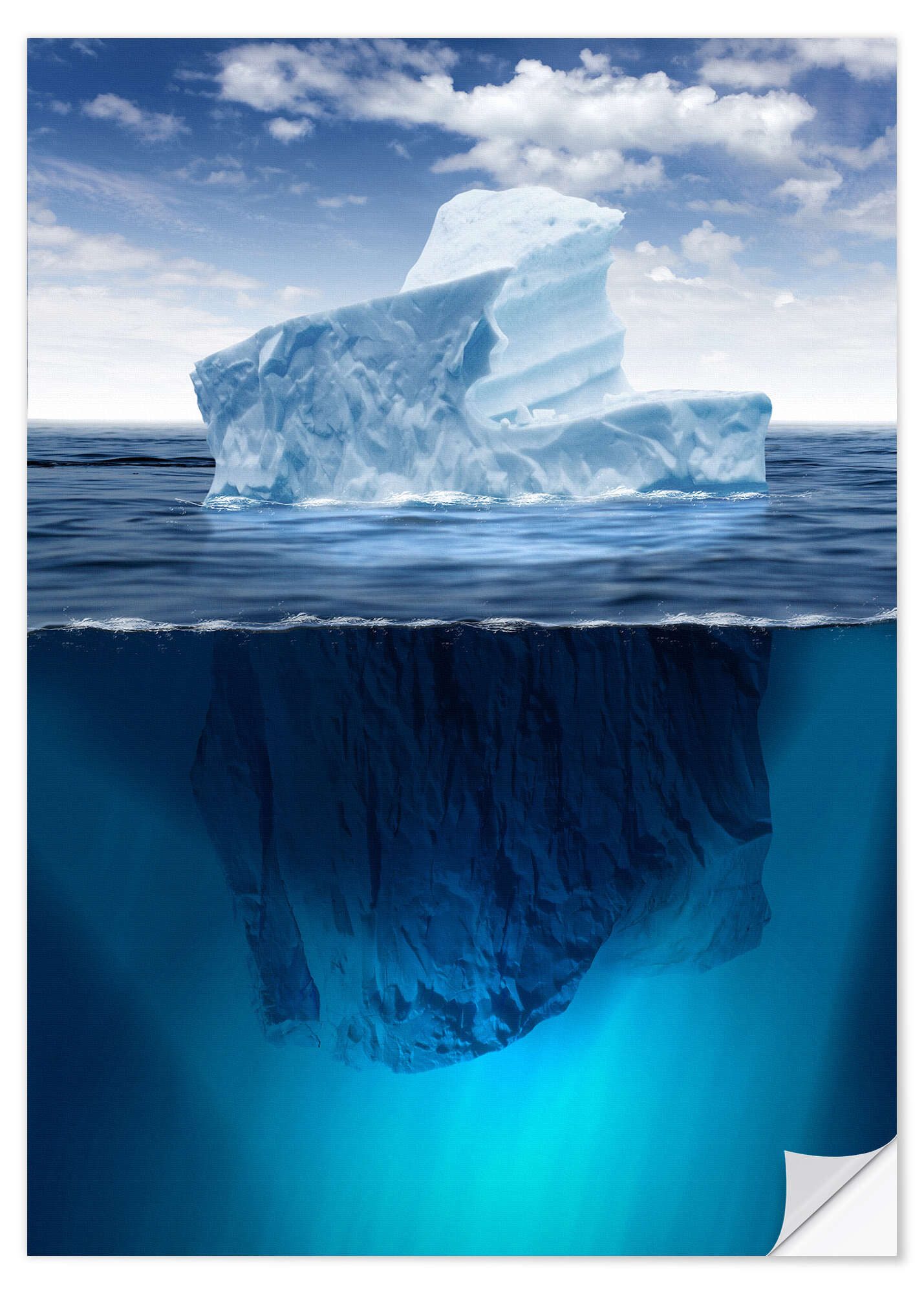 Posterlounge Wandfolie Editors Choice, Eisberg im Ozean, Fotografie