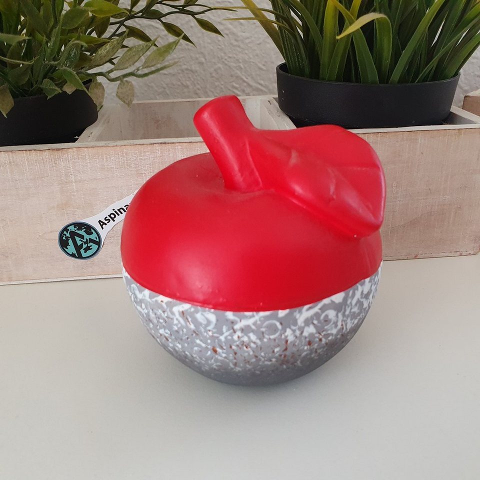 Aspinaworld Dekofigur Deko Apfel Figur Rot 10 Cm Otto