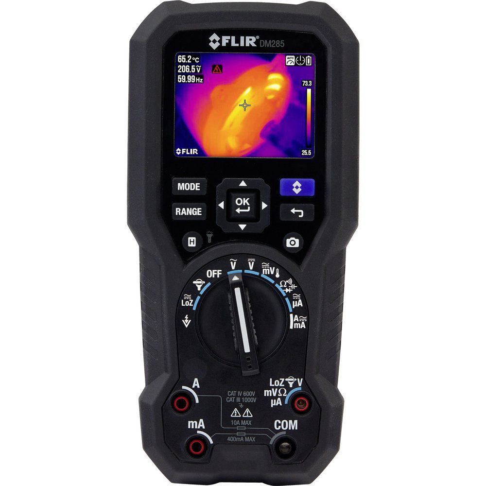 Flir Spannungsprüfer FLIR DM286 Hand-Multimeter integrierte Wärmebildkamera CAT III 1000, (DM286)