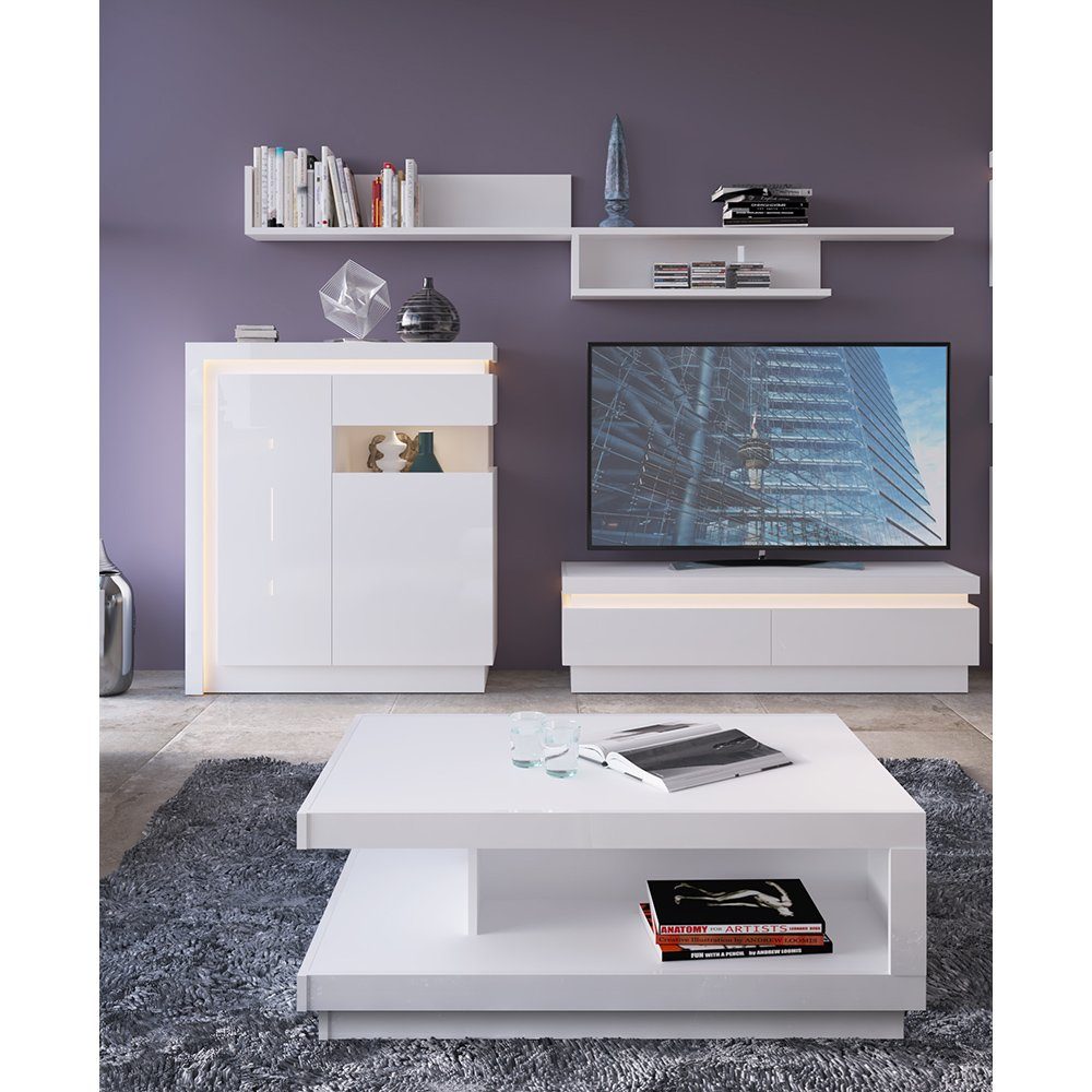 Lomadox Wohnzimmer Set Lyndhurst 129 Mega Spar Set 5 St 5 Tlg