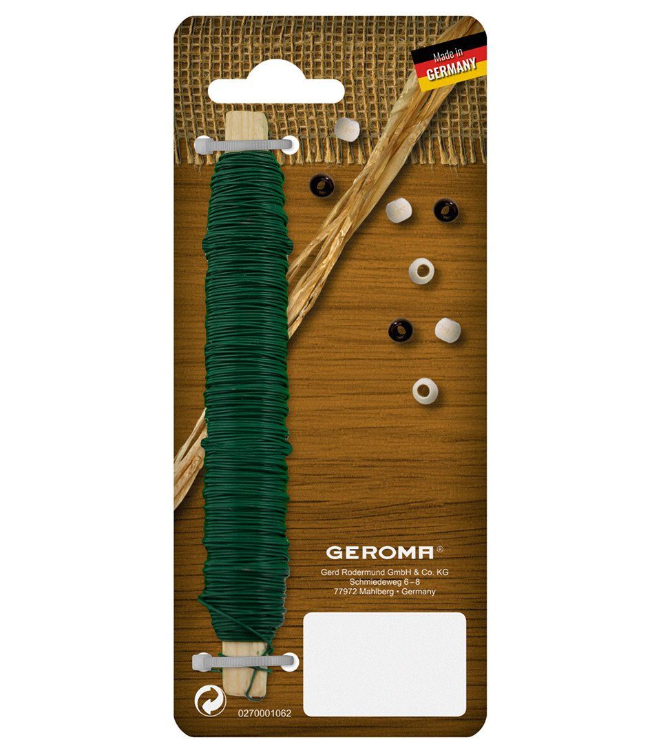 Trend Line Bastelnaturmaterial Wickeldraht Grün Auf Holzspule Ø 65 Mm