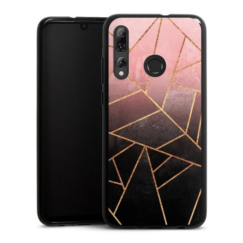 Deindesign Handyhülle Pink And Black Stone Huawei P Smart Plus 2019
