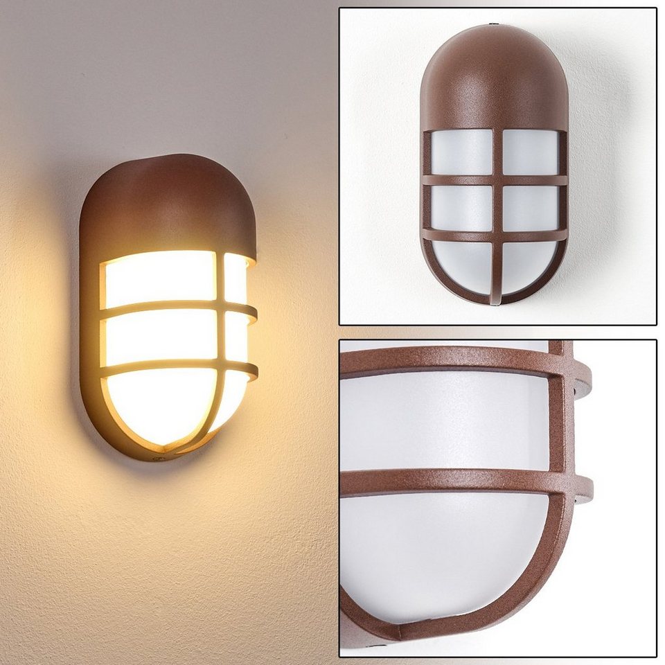 Hofstein Außen Wandleuchte Brixen Led Außenwandlampe Aus Aluguss