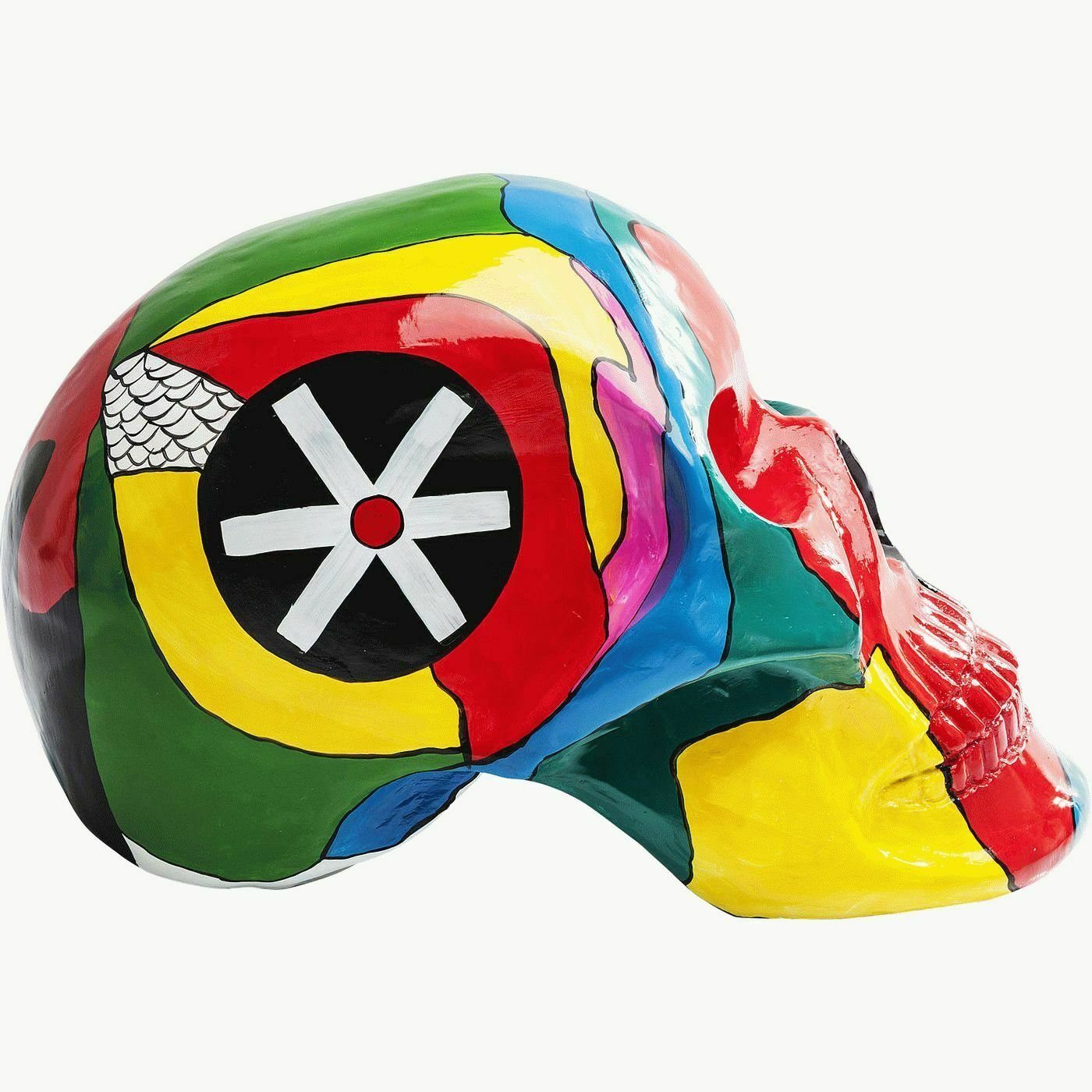 Jvmoebel Dekoobjekt Moderne Dekoration Figur Statue 66 Cm Totenkopf