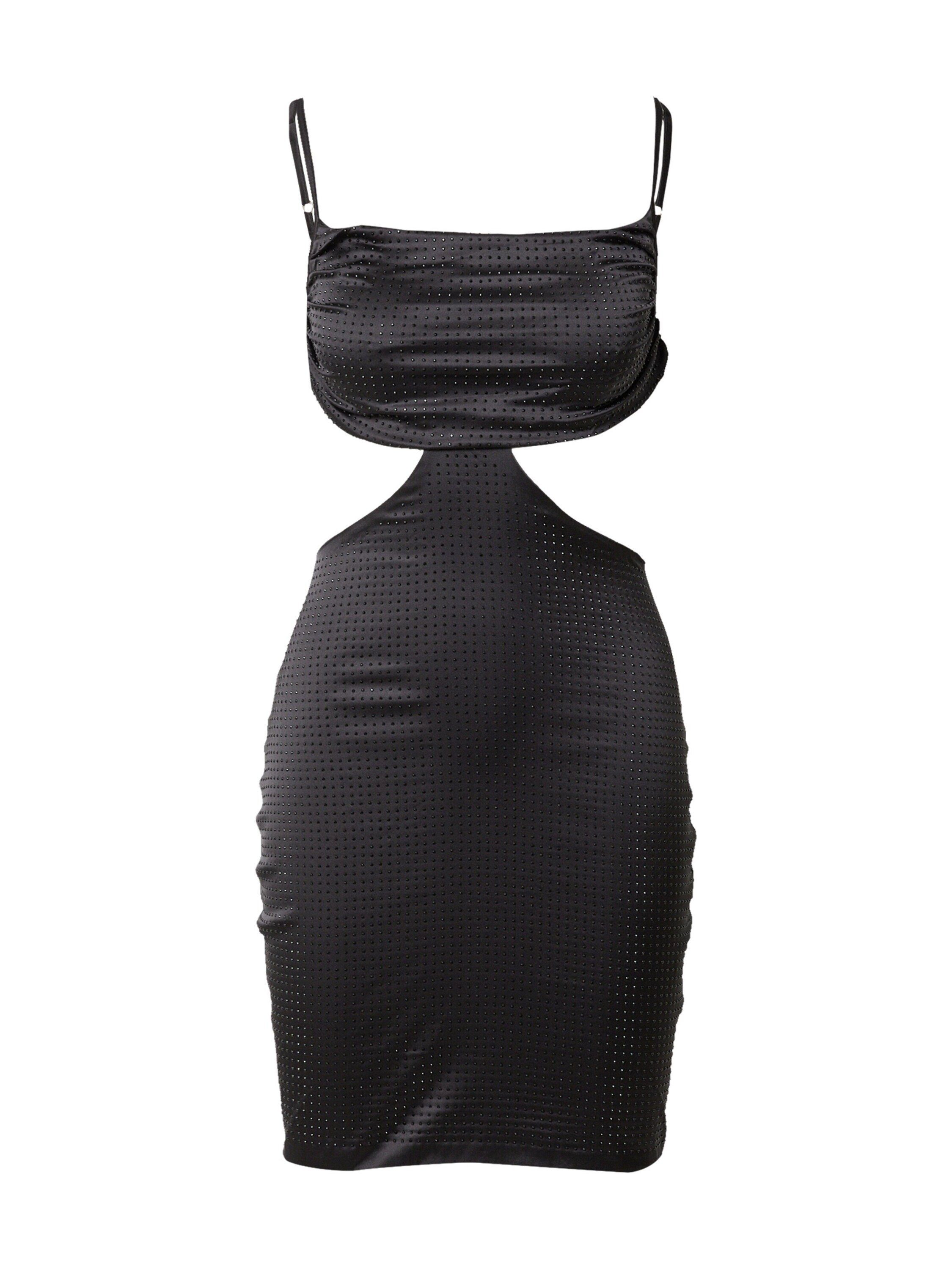 Misspap Minikleid 1 Tlg Ziersteine Cut Outs Drapiertgerafft