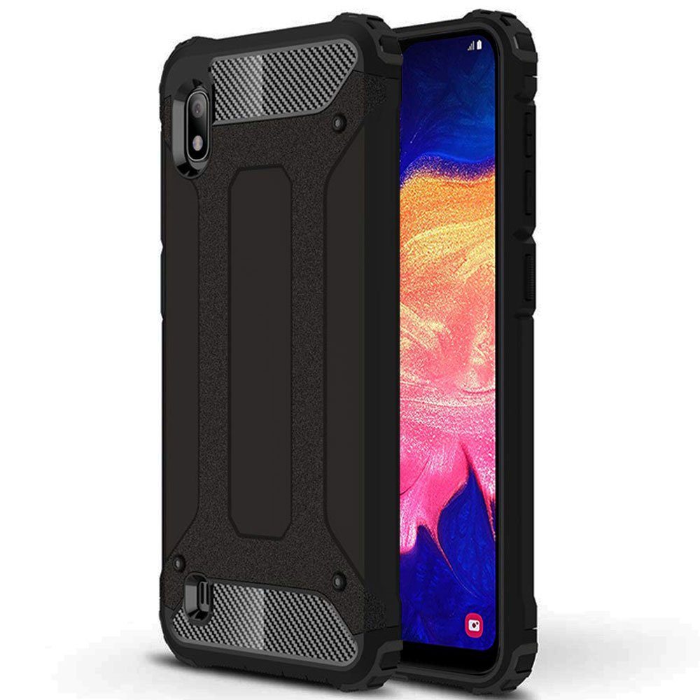 Fitsu Handyhülle Outdoor Hülle Für Samsung Galaxy A10 Schwarz Robuste