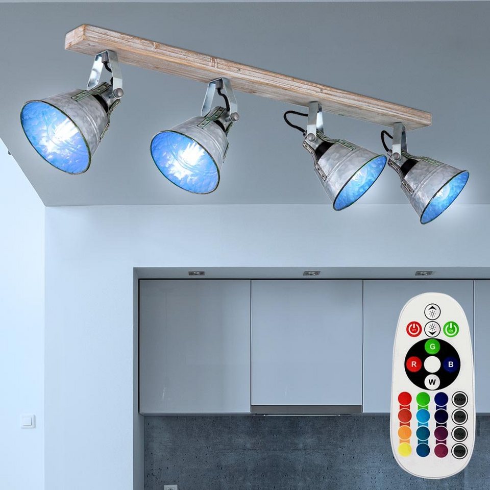 Etc Shop Led Deckenspot Retro Decken Lampe Wohn Zimmer Spot Leuchte