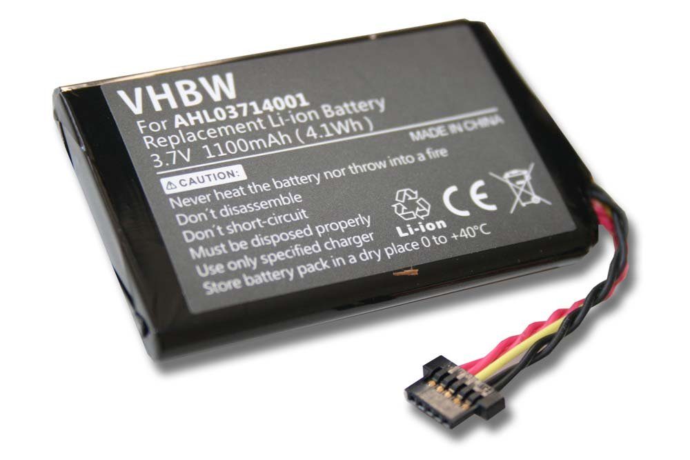 vhbw passend für TomTom Go 740TM, 750 LIVE, 740 LIVE, 750, 740 Navigation Akku Li-Ion 1100 mAh ...