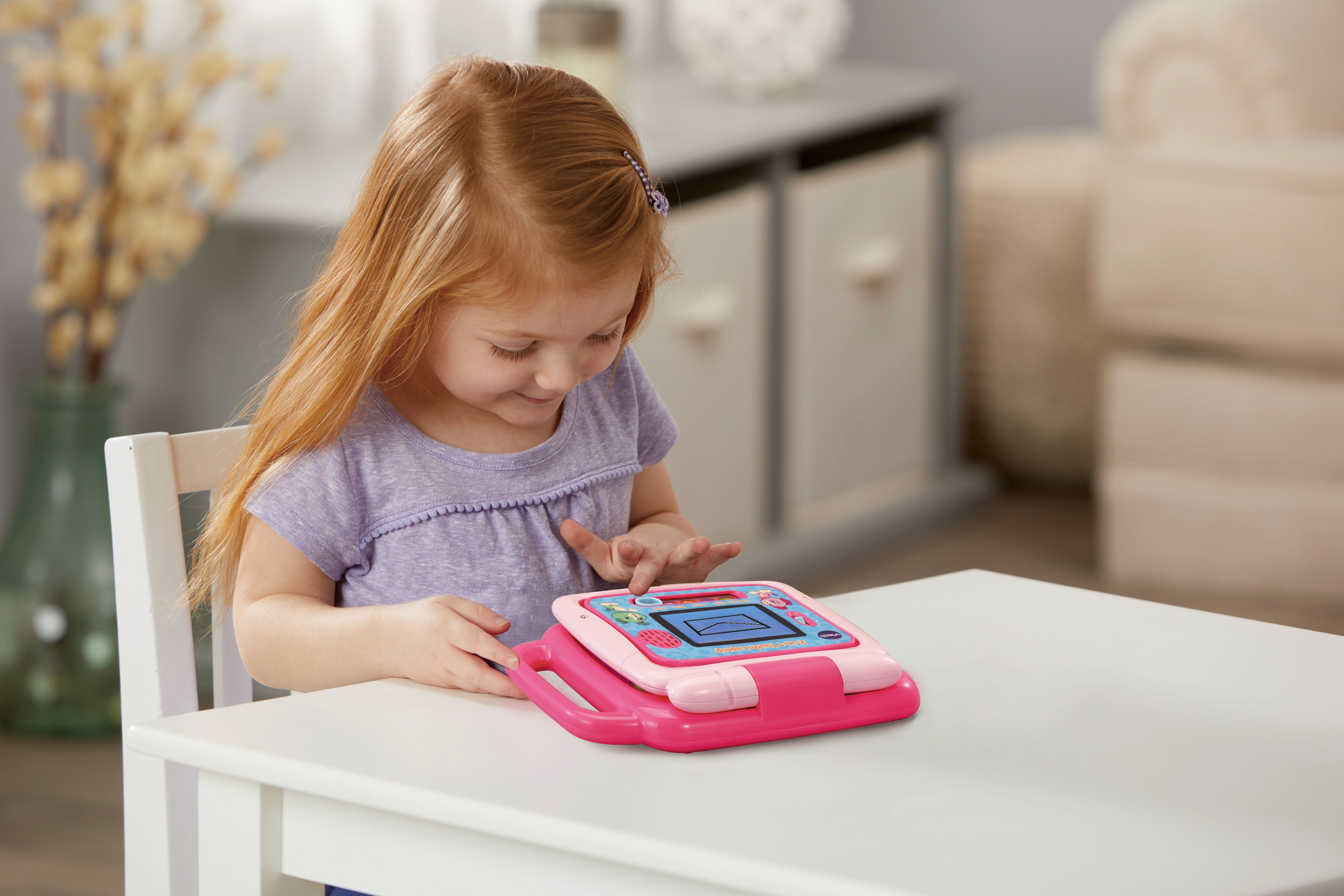 Vtech® Kindercomputer Ready Set School, 2in1 Touch-Laptop, pink, Mit ...