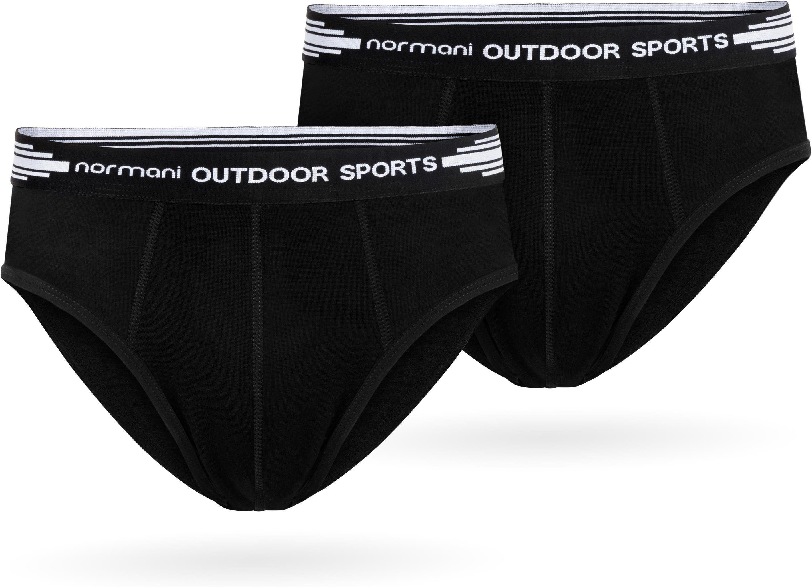 Normani Slip 2er Pack Herren Merino Slipper Unterhose Retroshorts