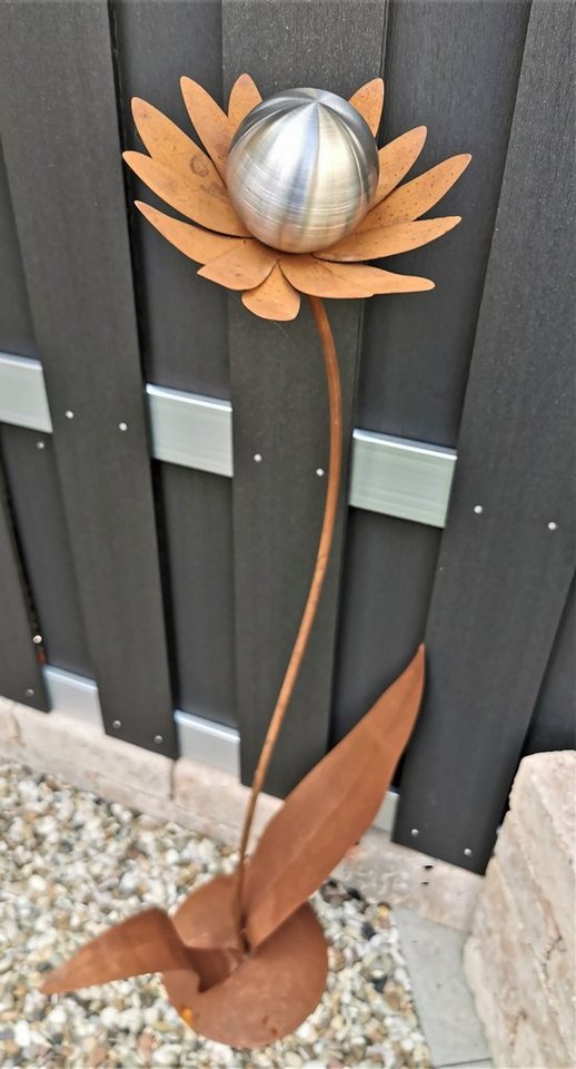 Jürgen Bocker Garten Ambiente Gartenstecker Skulptur Blume Palermo