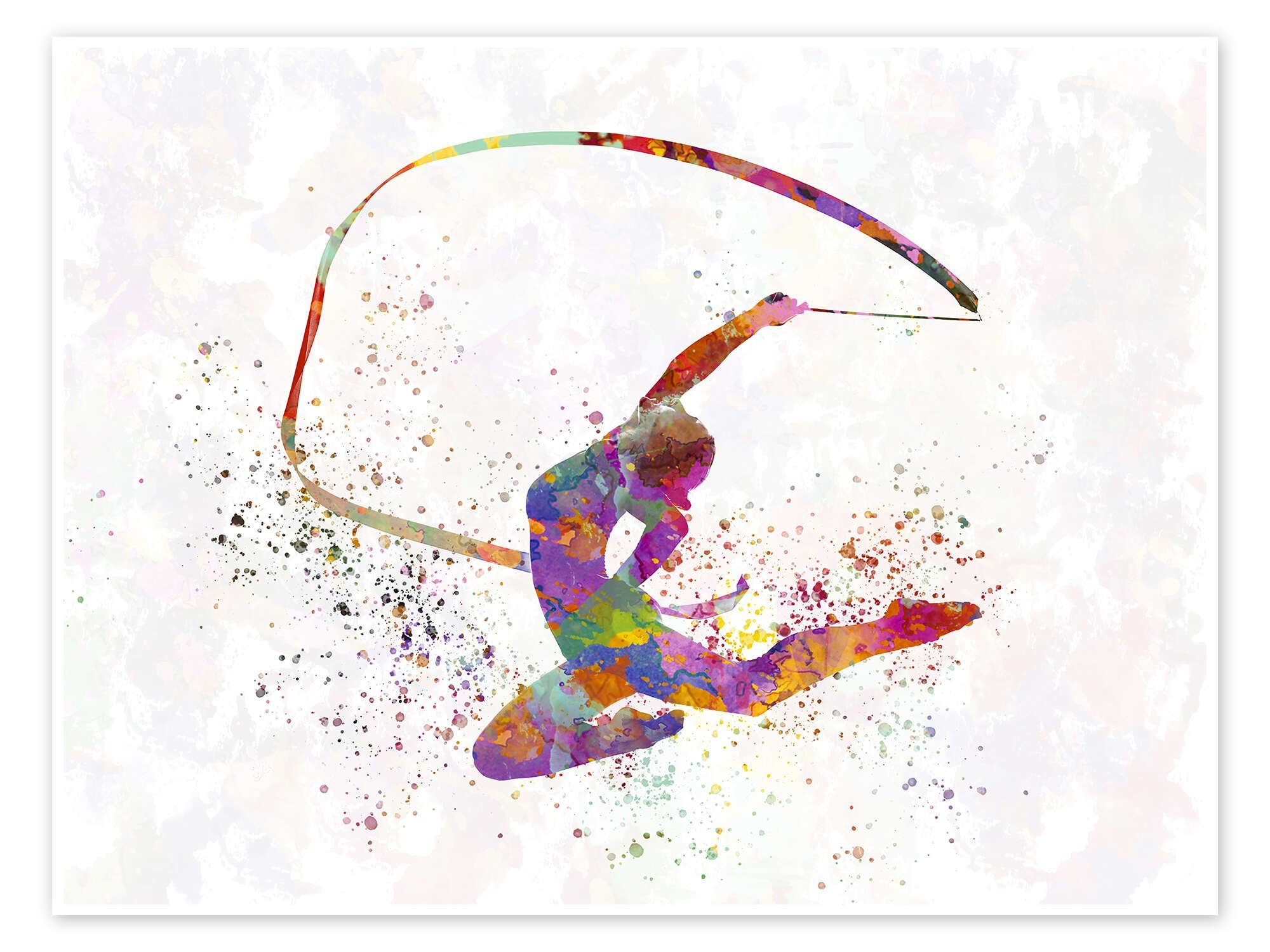 Posterlounge Poster Nobelart Rhythmische Gymnastik I Malerei
