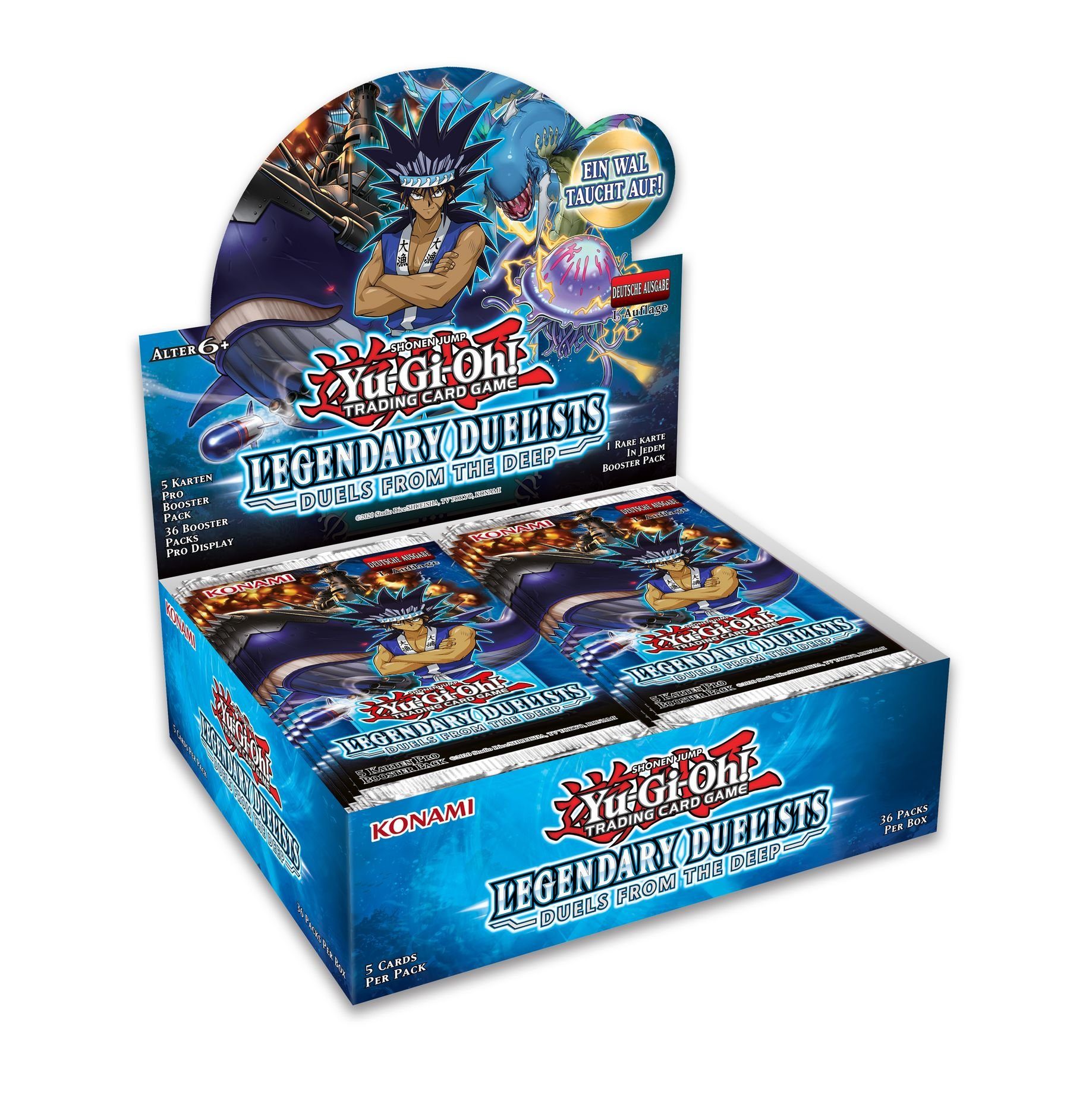 Konami Sammelkarte Yu-Gi-Oh! Legendary Duelists Duels from the Deep Display (36 Booster)