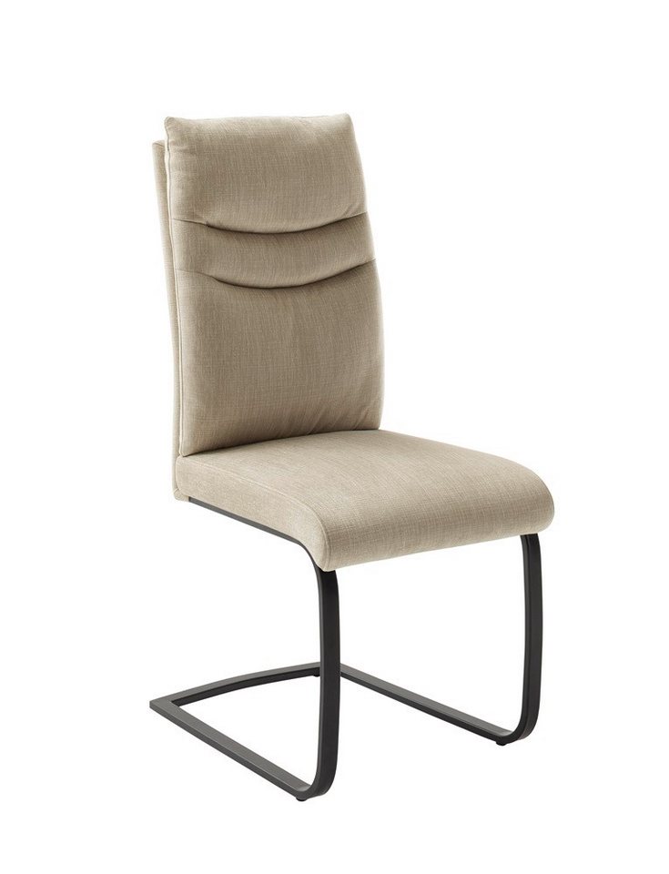 Mca Furniture Esszimmerstuhl 2er Set Freischwinger Stuhl Gibara Creme