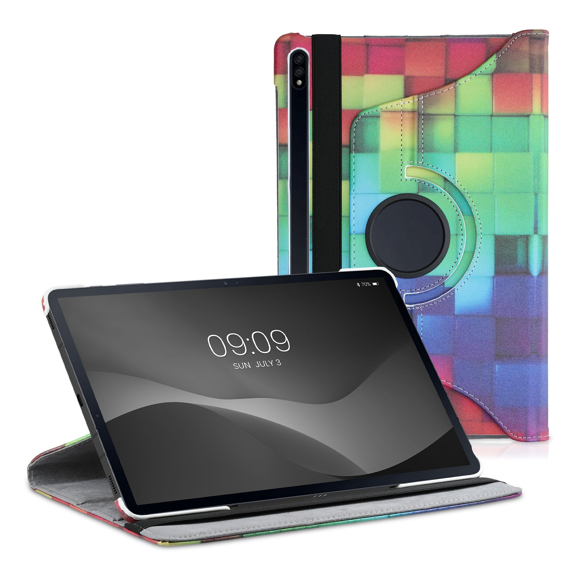 Kwmobile Tablet Hülle Hülle Für Samsung Galaxy Tab S7 Plus Tab S7 Fe